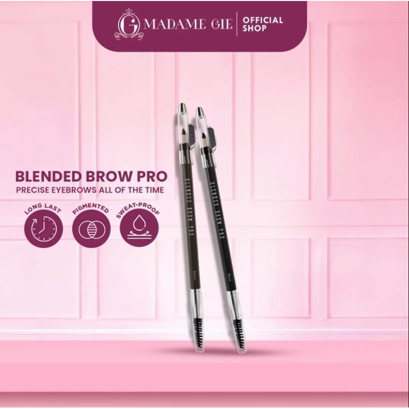 Jual Madame Gie Blended Brow Pro Black/Brown - Pensil Alis | Shopee Indonesia