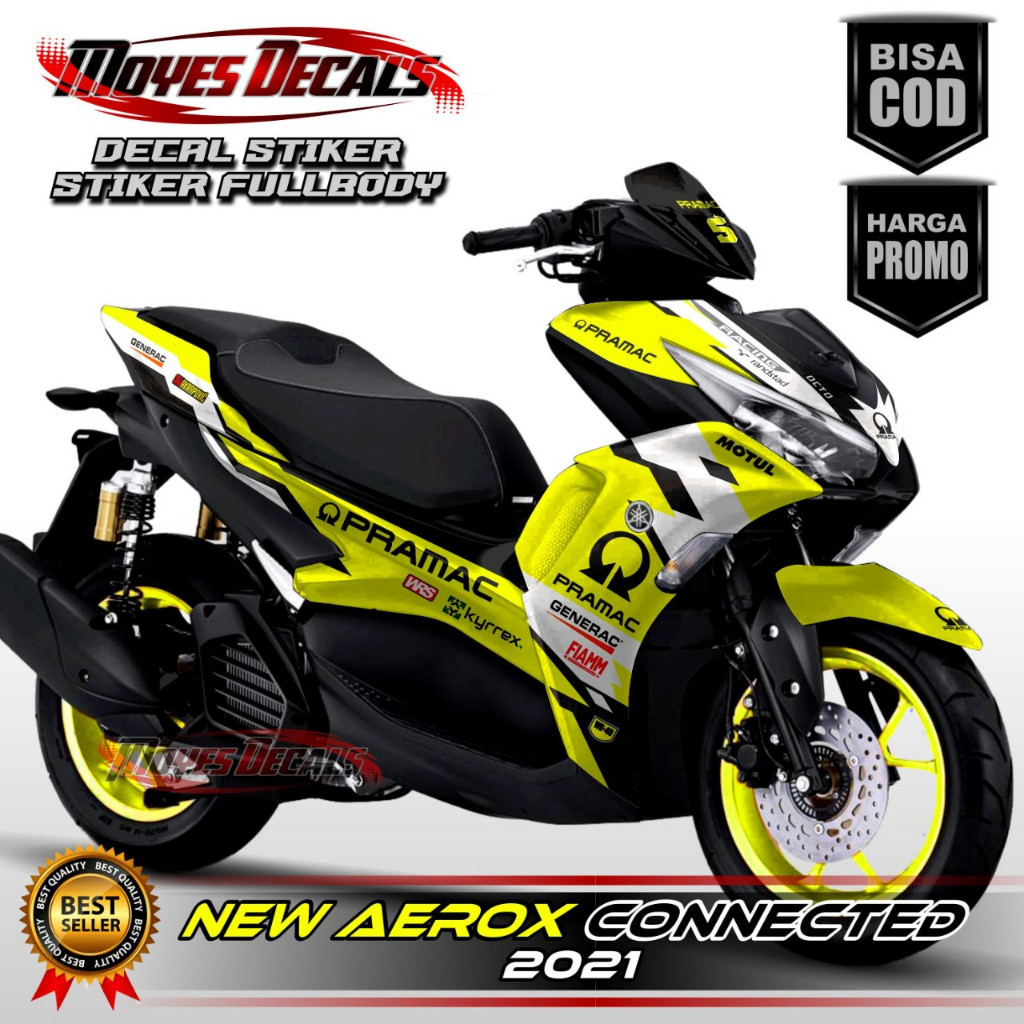 Jual Decal Fullbody Aerox New 2021 - Decal Stiker Fullbody Yamaha Aerox ...