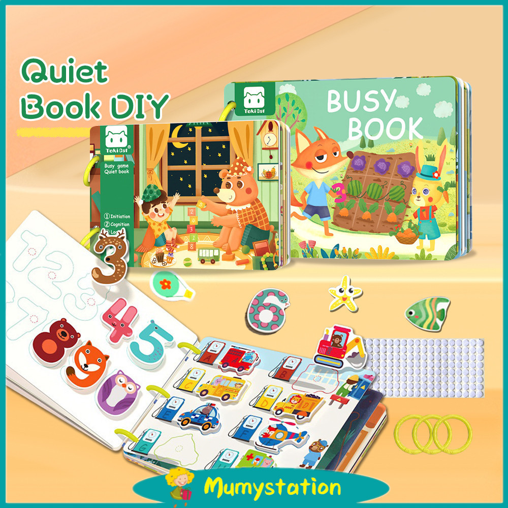 Jual Mumystation Buku Aktivitas Bayi Busy Book Dan Velcro TK Quiet Book ...