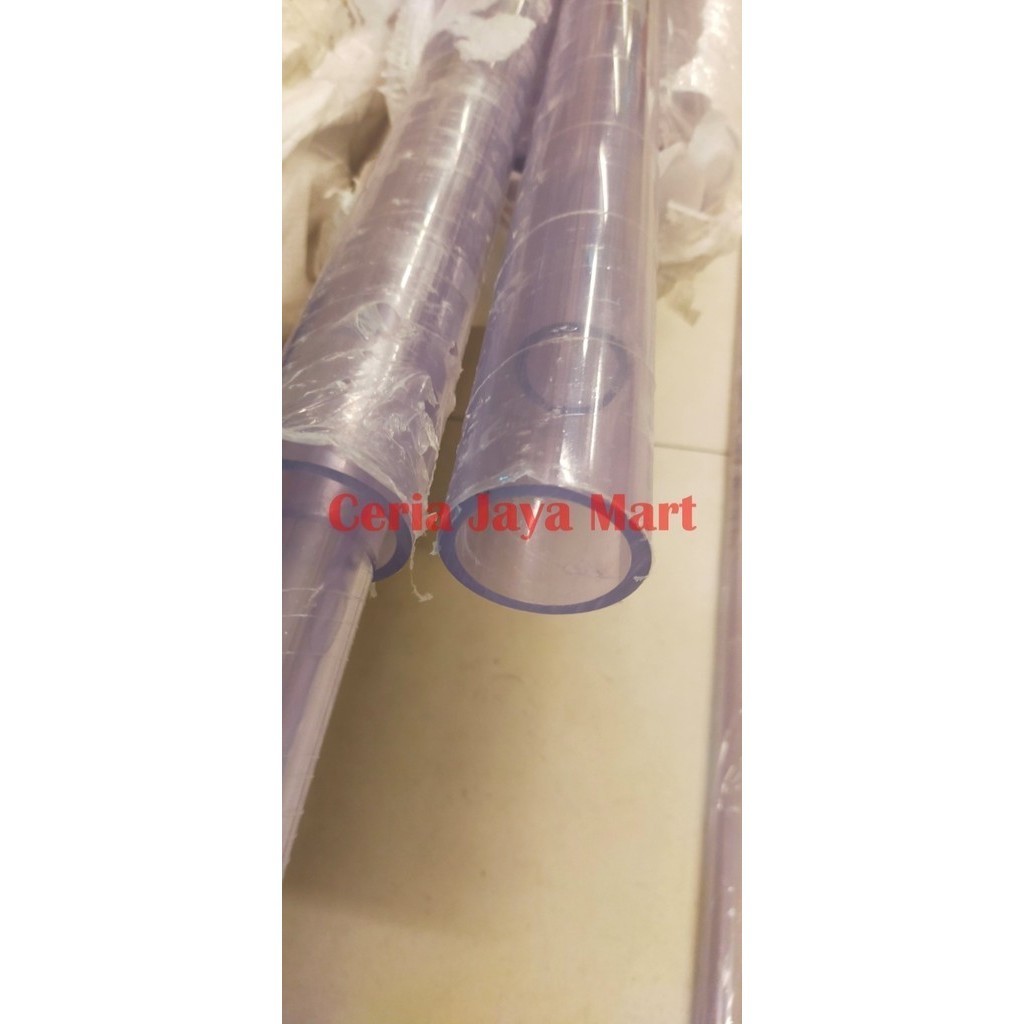Jual Pipa Transparan PVC 2 inch 1 meter SCH40 Clear Pipe Pipa Bening ...