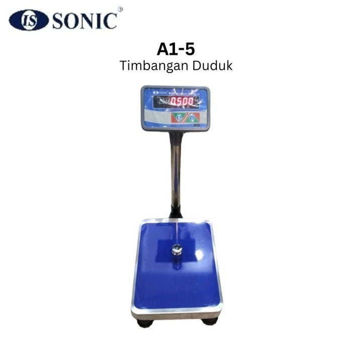 Jual Timbangan duduk digital SONIC A1-5 cap 100kg / timbangan barang 100 kg | Shopee Indonesia