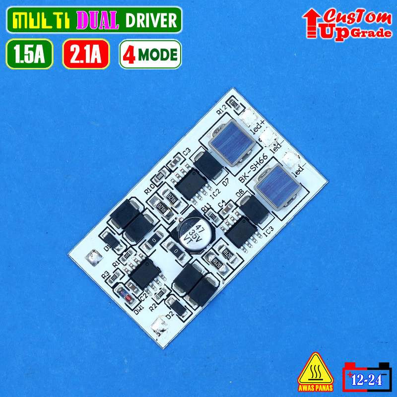 Jual Multi Dual 2A Led Driver 42W MCP 3570 3870 D2 Laser Dua Warna AKI ...