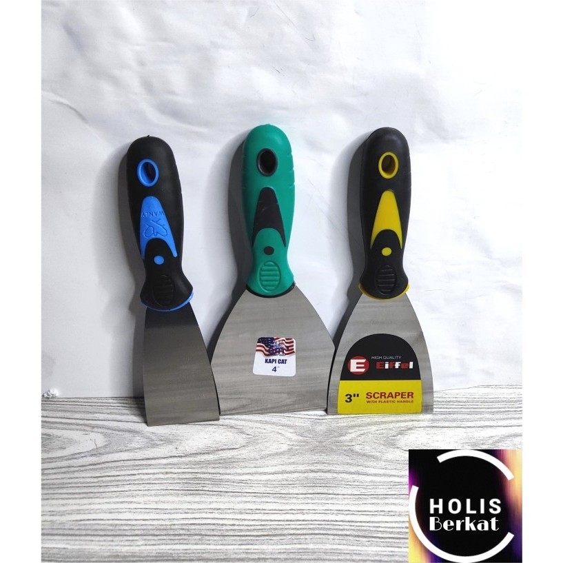 Jual Kape Plat Gagang Karet Scraper Karet 1 1/2 , 2 , 2,5 , 3 , 4 Inch ...