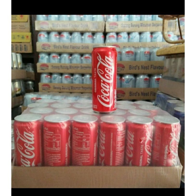 Jual Coca-Cola Original Minuman Kaleng Soda Rasa Kola - 250ml Dus isi ...