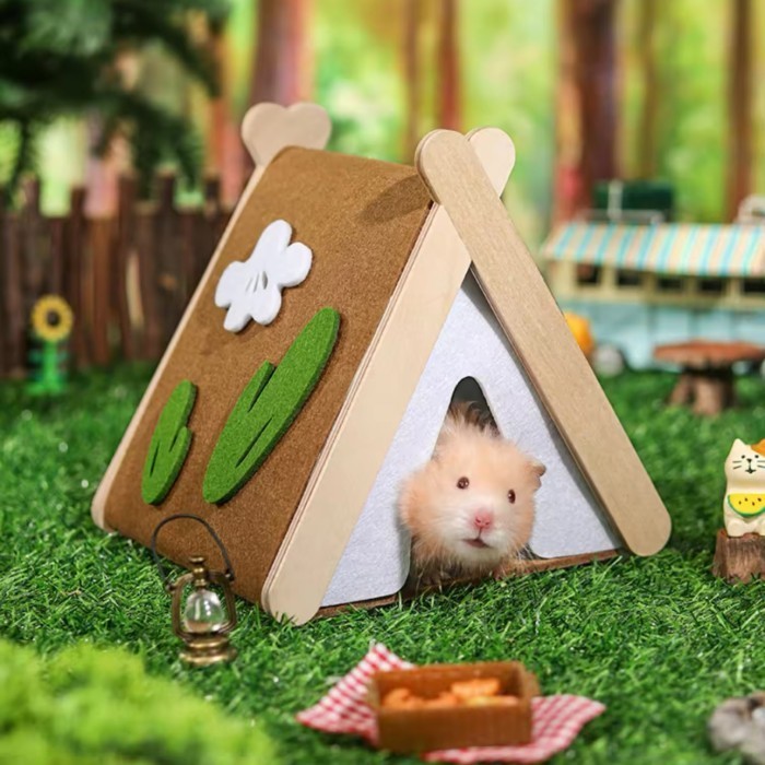 Jual Rumah Tenda Hamster Camp Kayu Hamtaro Nest Rocking Cabin Warm ...
