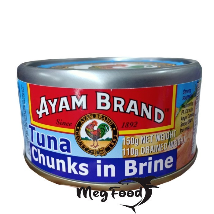 Jual Ikan Tuna Kaleng Chunk In Brine Ayam Brand 150 Gram | Shopee Indonesia