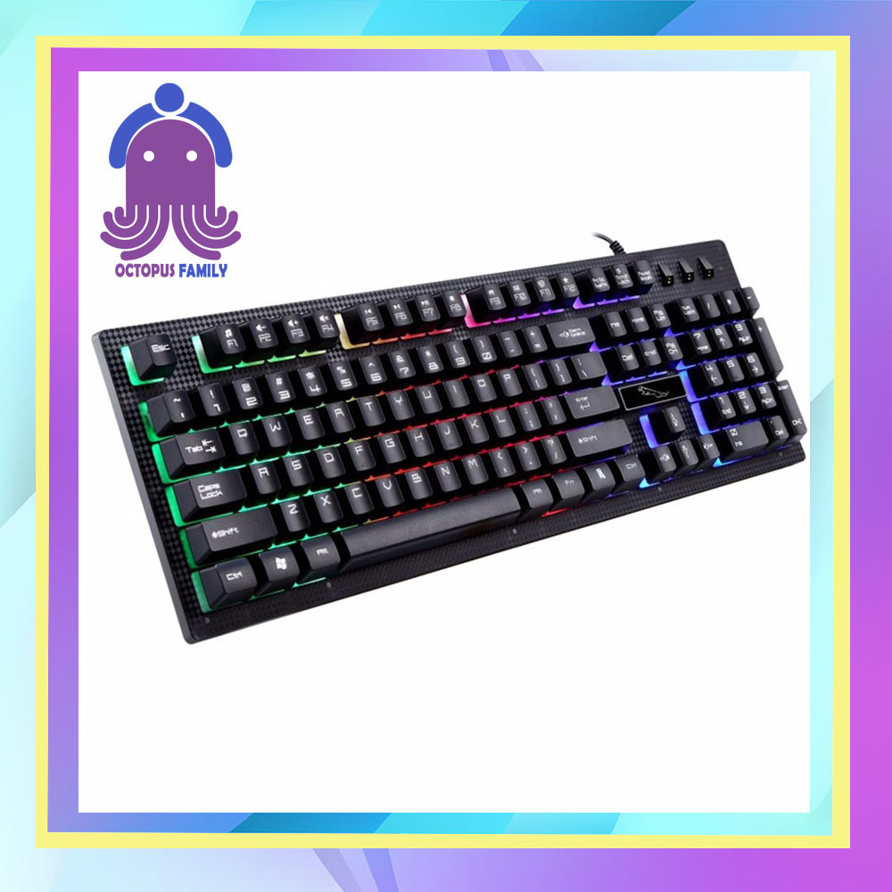 Jual Keyboard Leopard G20 Keyboard Gaming Full Size RGB Keyboard Laptop ...
