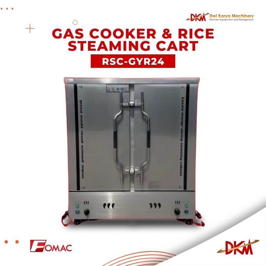 Jual Fomac Rice Steaming Cart RSC-GYR24 ( 24 Susun ) / Mesin Pemasak ...