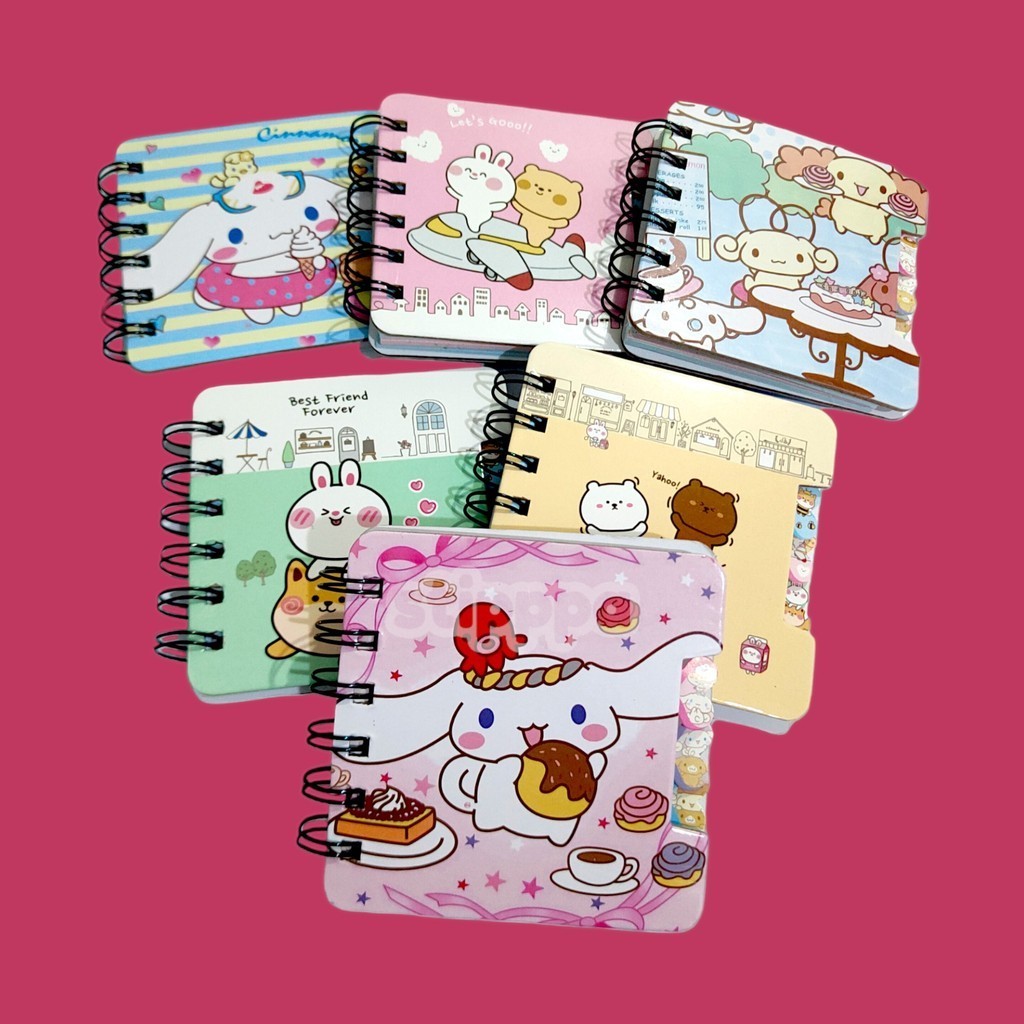 Jual STIPA Buku Tulis Notes Ring Note Book Karakter Notebook Notepad ...