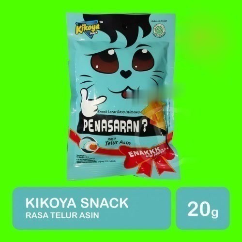 Jual KIKOYA SNACK Rasa Telur Asin - Camilan Renyah dengan Sensasi Gurih ...