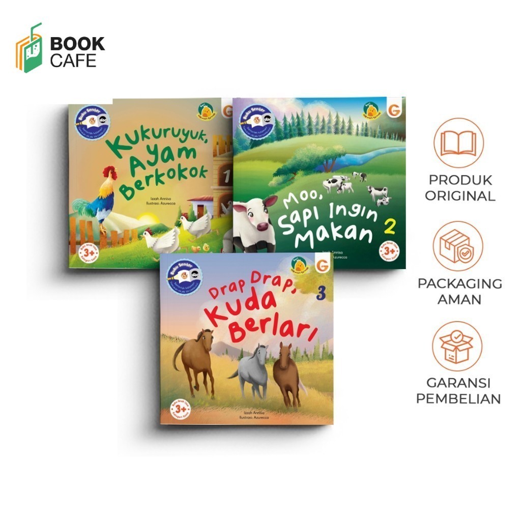 Jual Buku Dongeng Anak Edukasi Dunia Peternakan Interaktif Bergambar ...