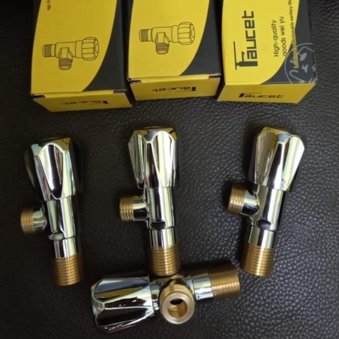 Jual Stop kran kloset tee shower 1 cabang single jet shower kran ...