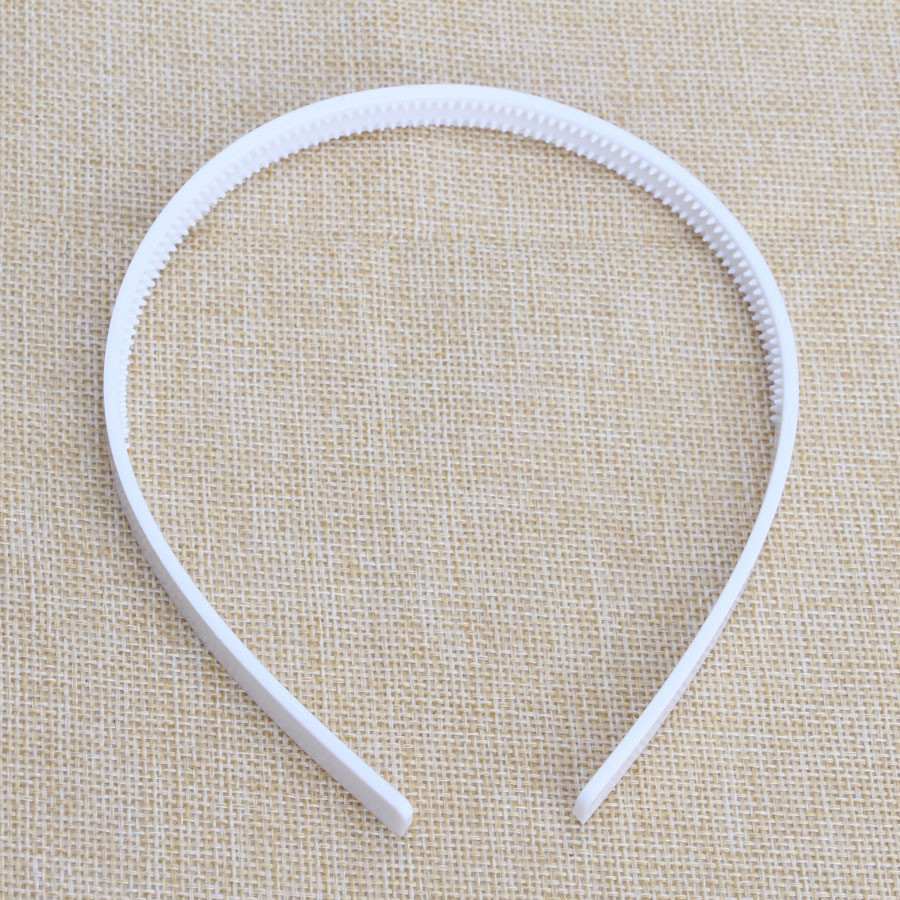 Jual Rangka Bando Putih Polos Bergigi Lebar 1cm Harga/1pc | Shopee ...