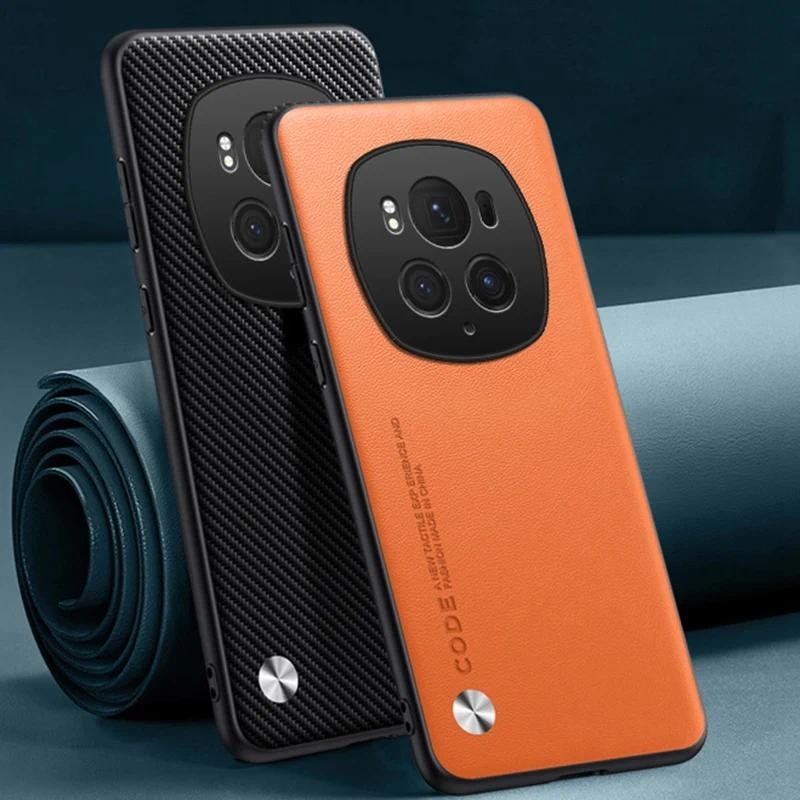 Jual Untuk Honor Magic 6 Pro case Serat Karbon Kulit Perlindungan Penuh ...