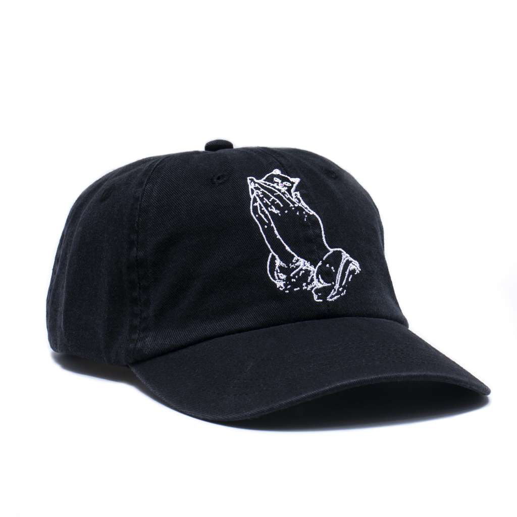 Jual RIPNDIP Cap Praying Hands Dad Black ( 100% Authentic ) | Shopee ...