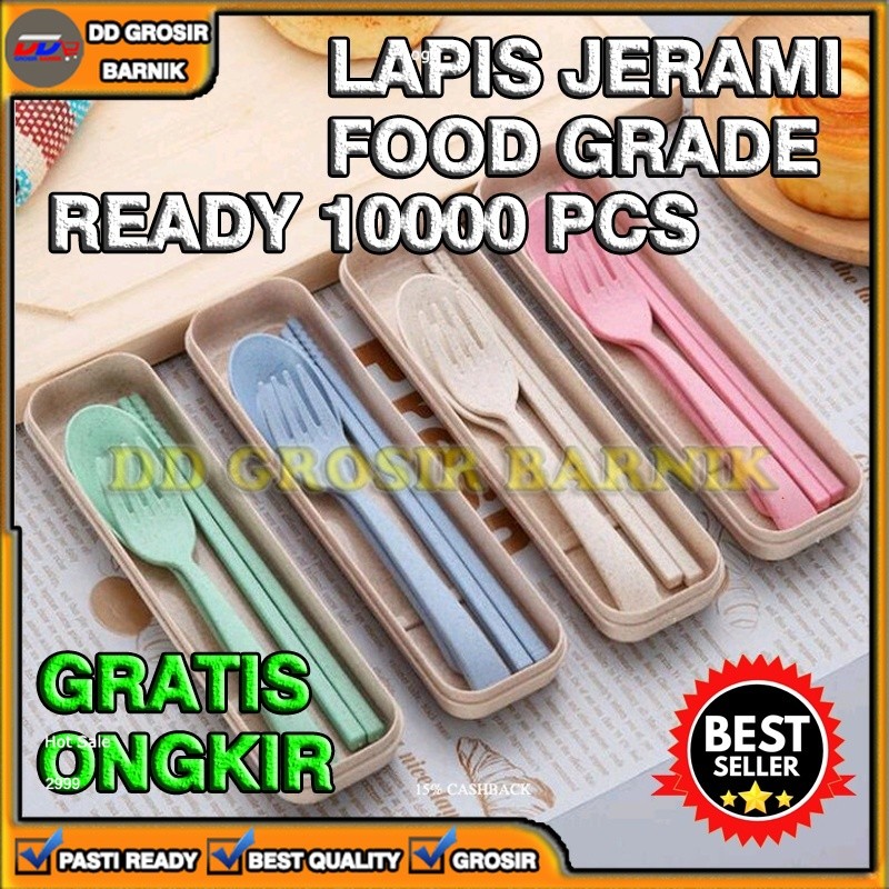 Jual [DGB] SENDOK GARPU SUMPIT SET JERAMI WARNA DGB 3 IN 1 FULLSET BERKUALITAS TINGGU | Shopee ...