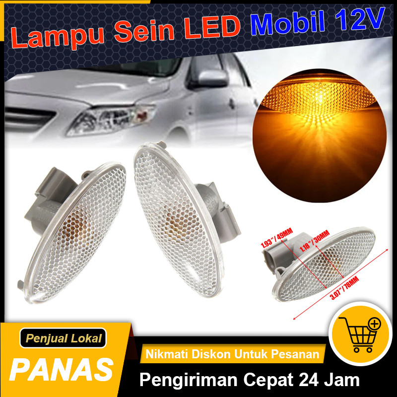 Jual 12V Lampu Sein LED Mobil Lampu Sein Penanda Sisi Penanda Sisi ...