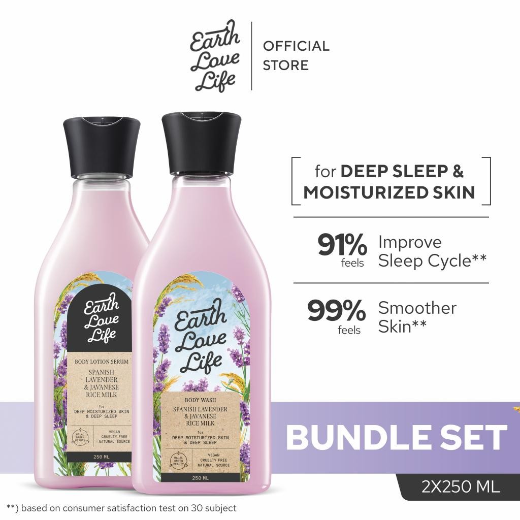 Jual [BUNDLE SET] Earth Love Life Bundle Spanish Lavender Body Wash ...