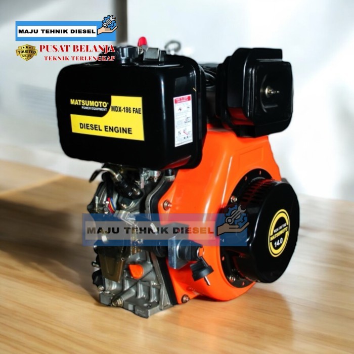Jual Diesel Engine Mesin Penggerak Diesel Solar Serba Guna 10 Hp Matsumoto Mdx 186 FA | Shopee ...