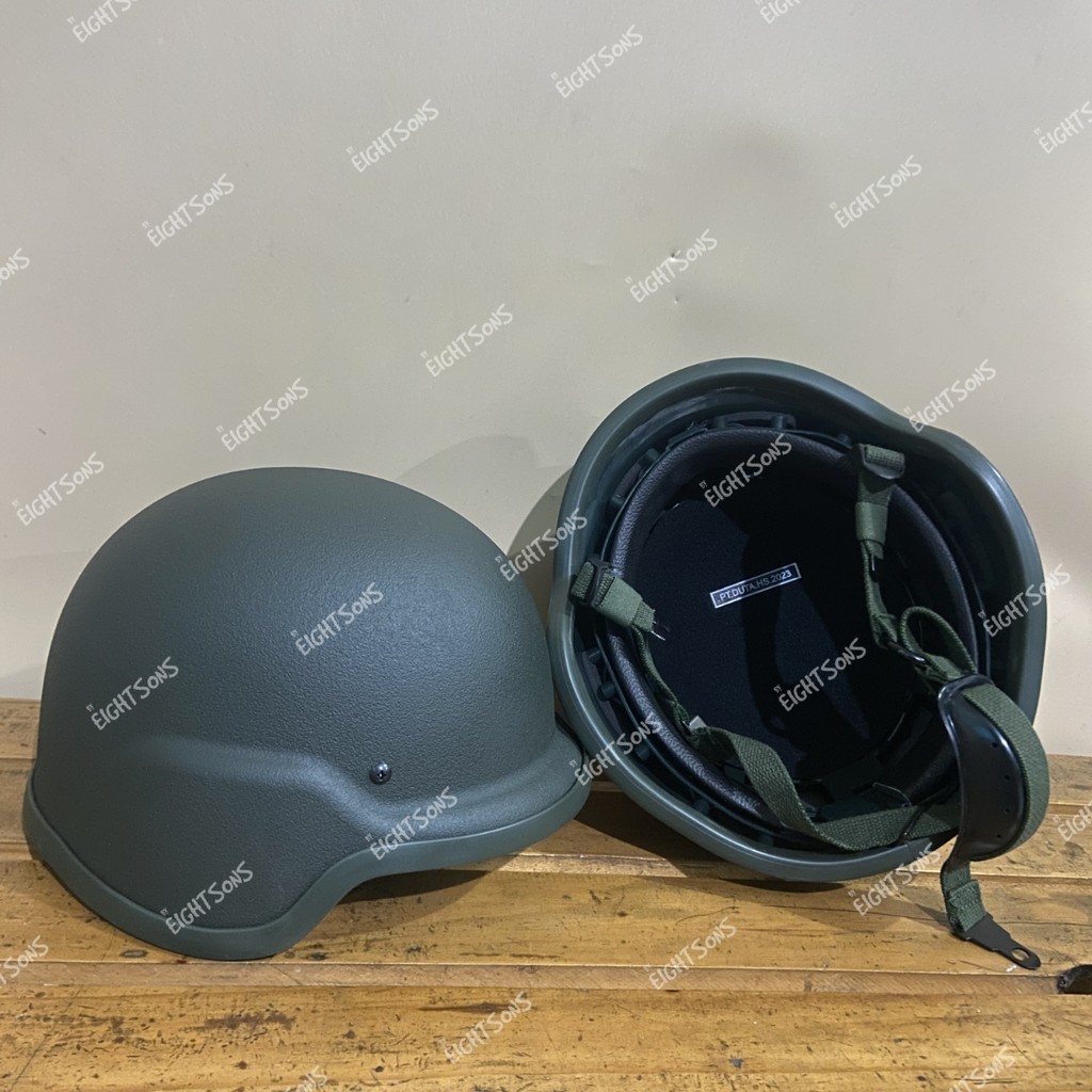 Jual Helm Tempur Anti Peluru PT. Duta HS 2023 Asli Jatah Pembagian TNI ...