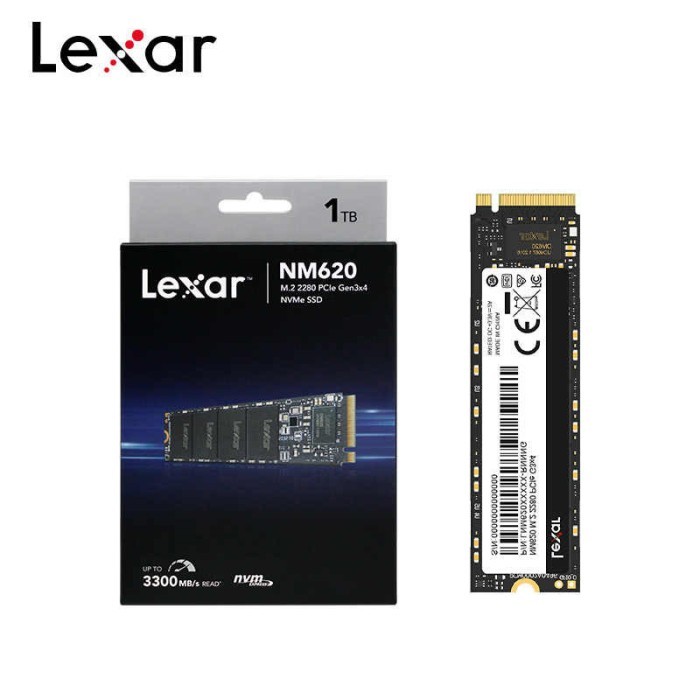 Jual SSD LEXAR NM620 / LNM620 M.2 NVME 1TB - PCIe GEN3x4 | Shopee Indonesia