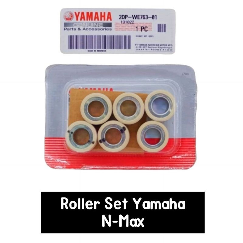Jual ROLLER WEIGHT SET NMAX OLD, WEIGHT SET 2DP1 / 2DP-WE763-01 ...