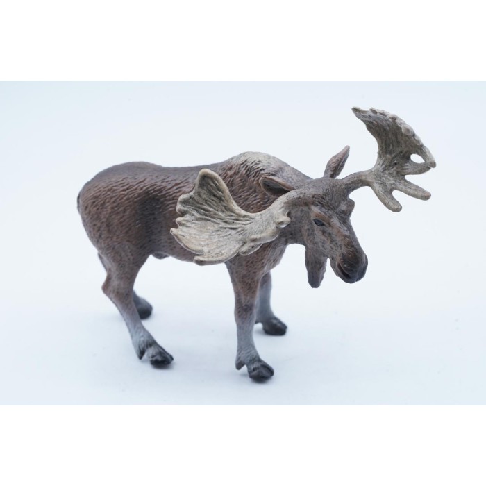 Jual Moose Bull Rusa Alaska Mainan Figure Binatang Miniature Hewan ...