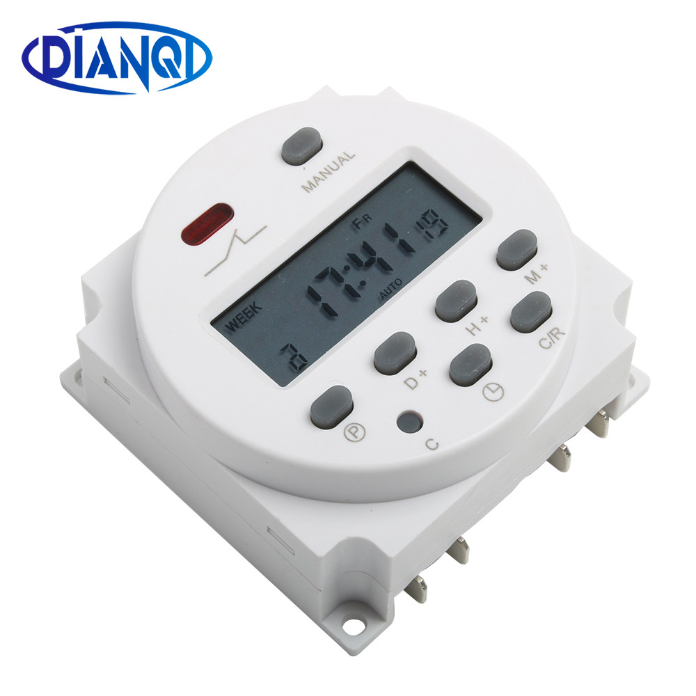 Jual Digital time switch LCD Power Timer CN101A DHC15 THC-101A Weekly programmable electronic ...