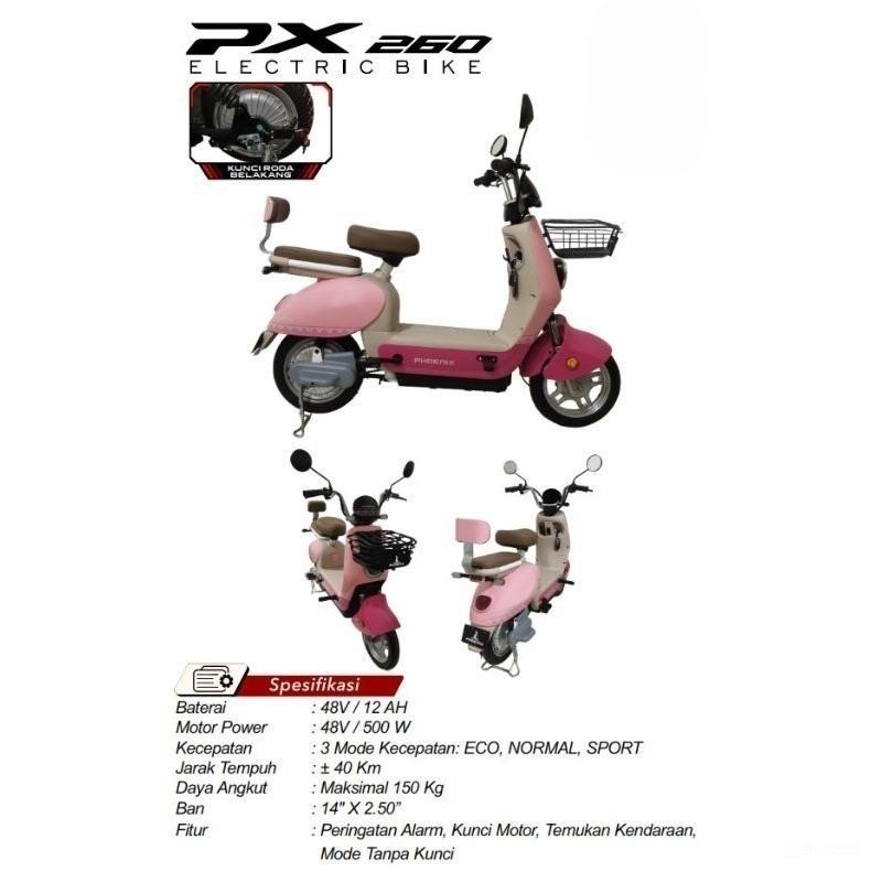 Jual Sepeda Listrik PHOENIX PX 260 BY Pacific Electric E Bike 500 Watt ...