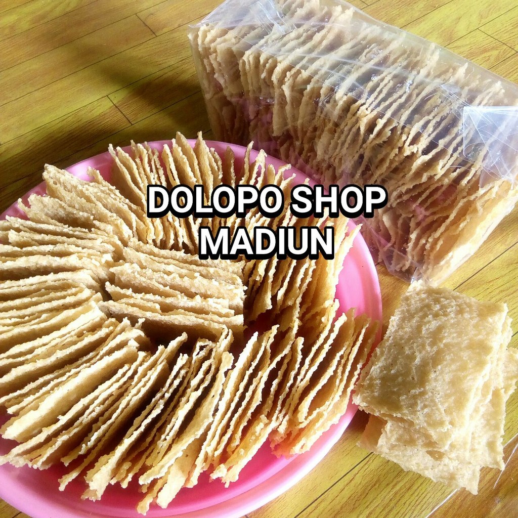 Jual Oleh-oleh Khas Madiun Kerupuk Krupuk Lempeng / Kerpuk Puli ...