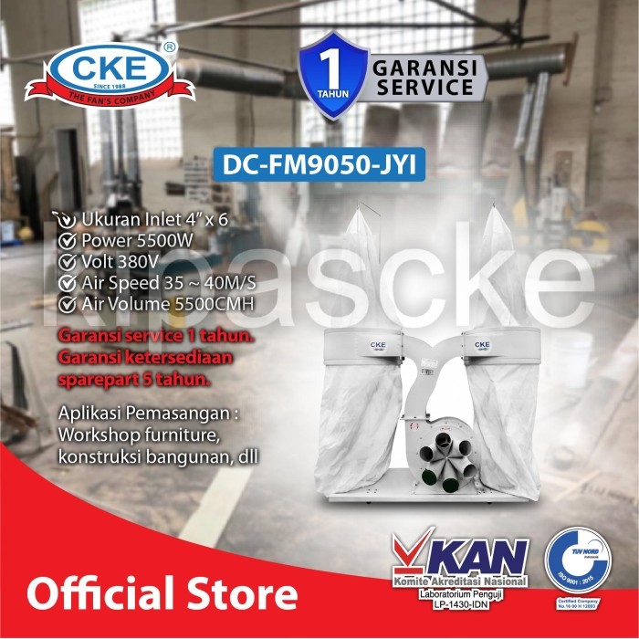 Jual Dust Collector CKE 7.4 HP Alat Penghisap Debu Serpihan Kayu ...