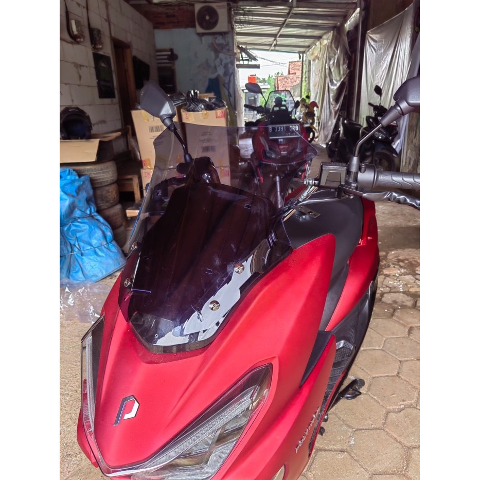 Jual Visor POLYTRON FOX R PNP tanpa Breket tambahan windshield ...