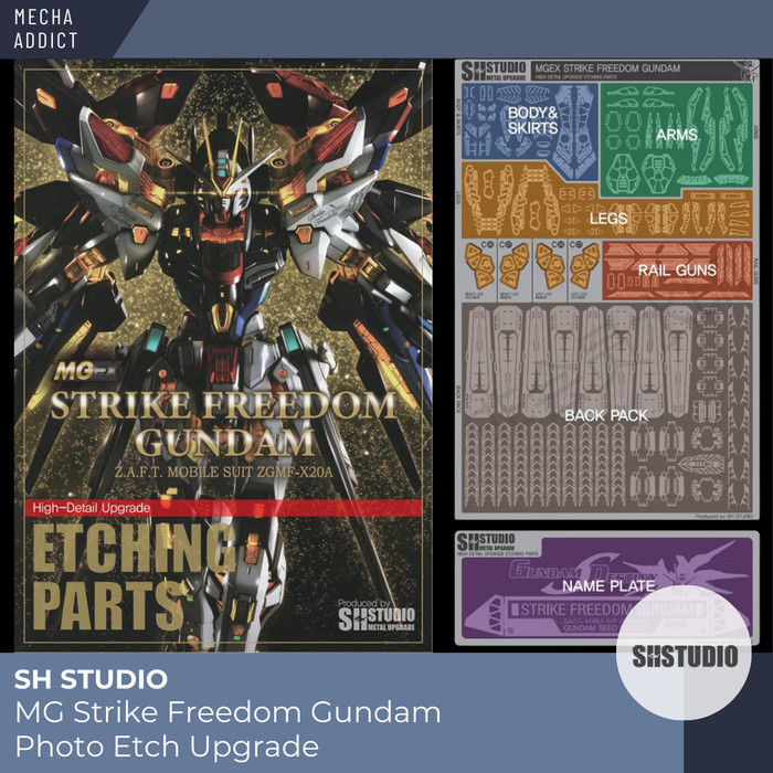 Jual MGEX Strike Freedom Gundam Photo Etch Metal Detail Up by SH Studio | Shopee Indonesia