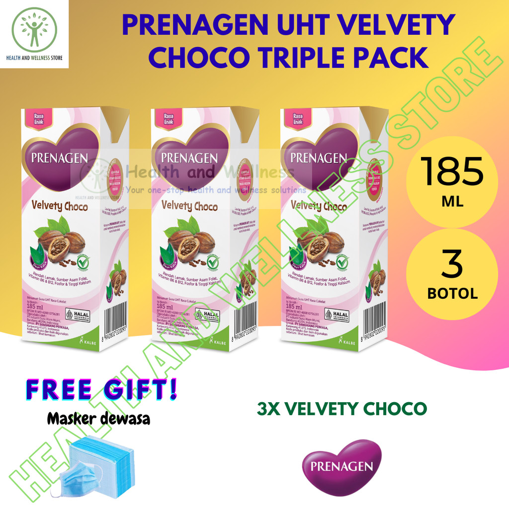 Jual Prenagen Mommy Uht Trial Pack Mini Velvety Choco 185 Ml 3 Pcs ...