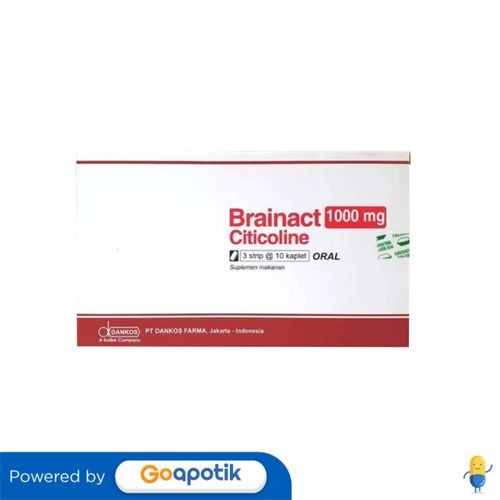 Jual Brainact 1000 Mg Box 30 Kaplet | Shopee Indonesia