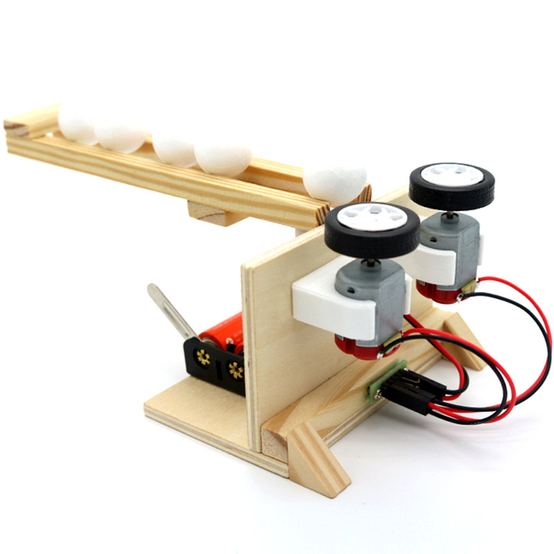 Jual DIY ball launcher children science experiment kit assembly ...