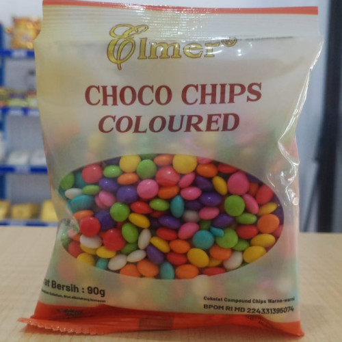 Jual elmer choco chip warna 90g | Shopee Indonesia