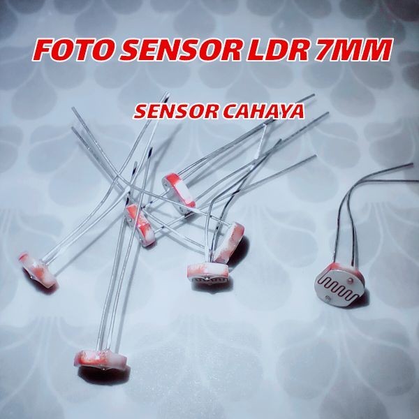 Jual ldr sensor cahaya resistor 7mm sedang | Shopee Indonesia