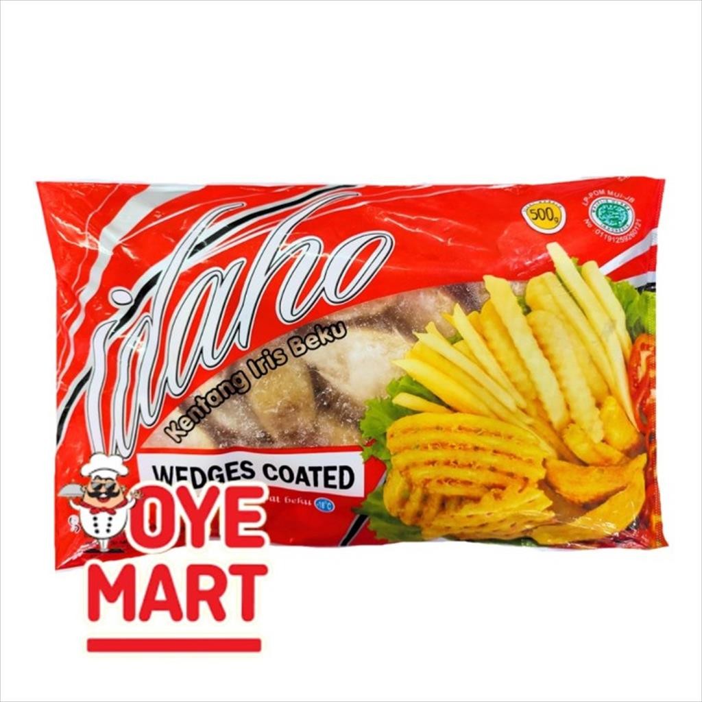 Jual IDAHO WEDGES COATED 500GR/KENTANG GORENG BEKU FRENCH FRIES ...