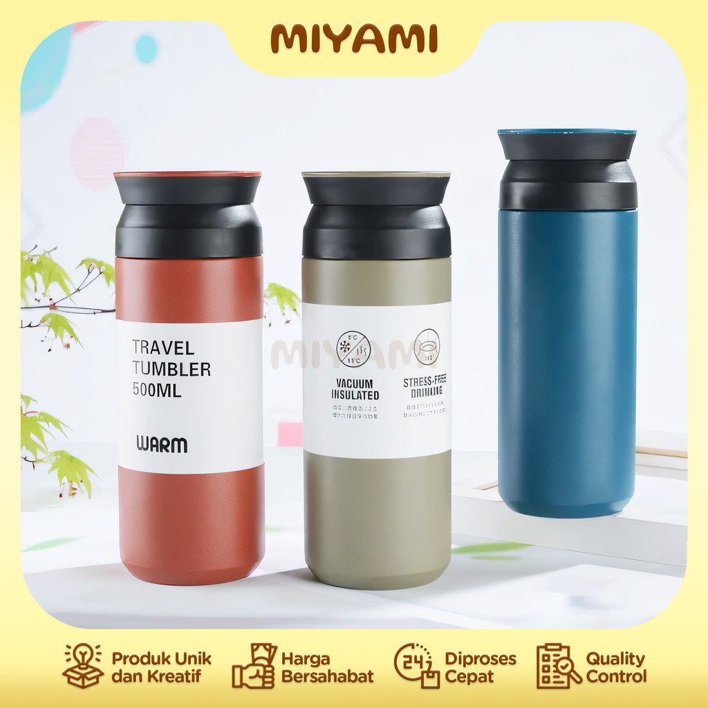 Jual TERMOS TRAVEL TUMBLER JAPAN PREMIUM Stainless Steel 500 ml Tahan ...