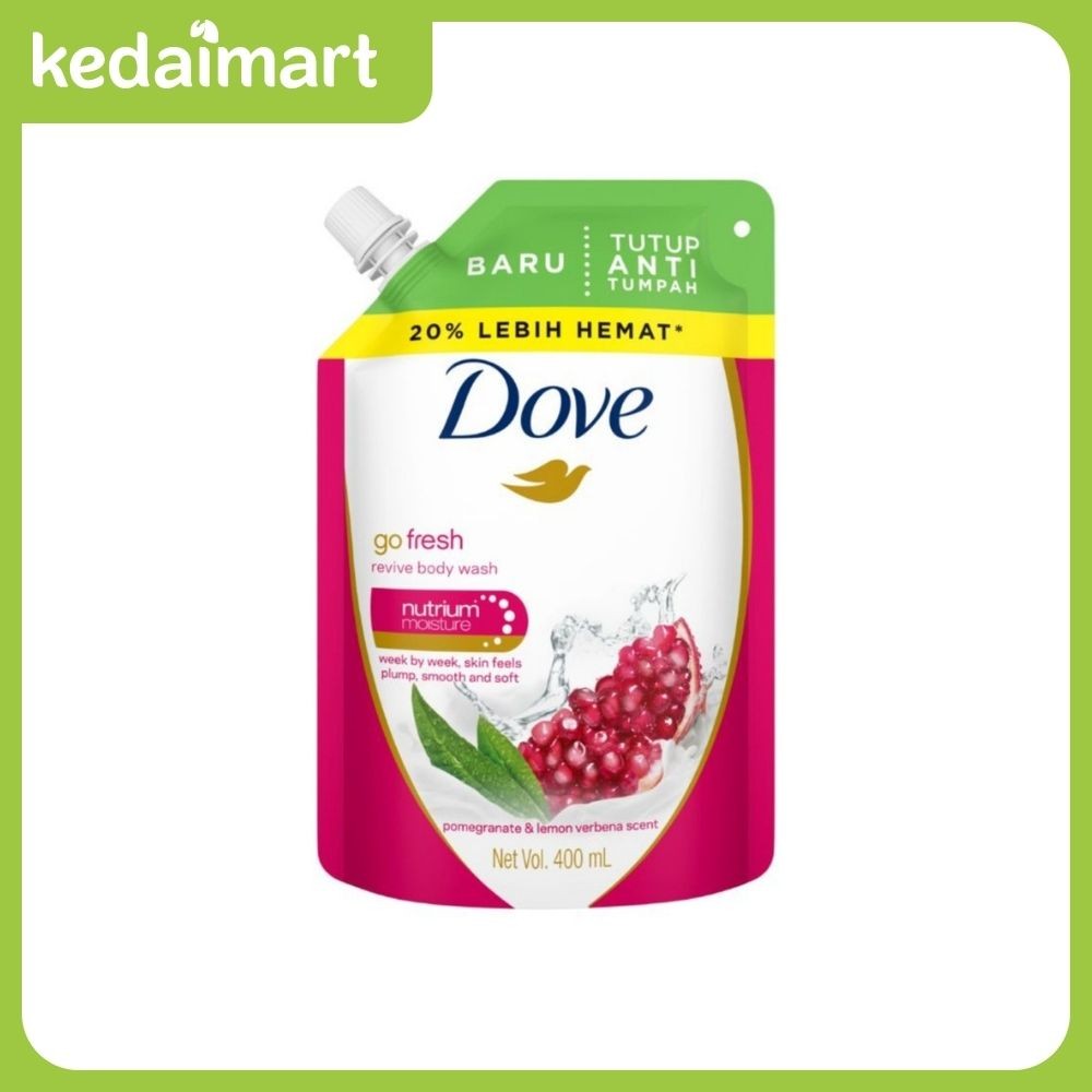 Jual Dove Body Wash Go Fresh Revive Refill 400 ml | Shopee Indonesia