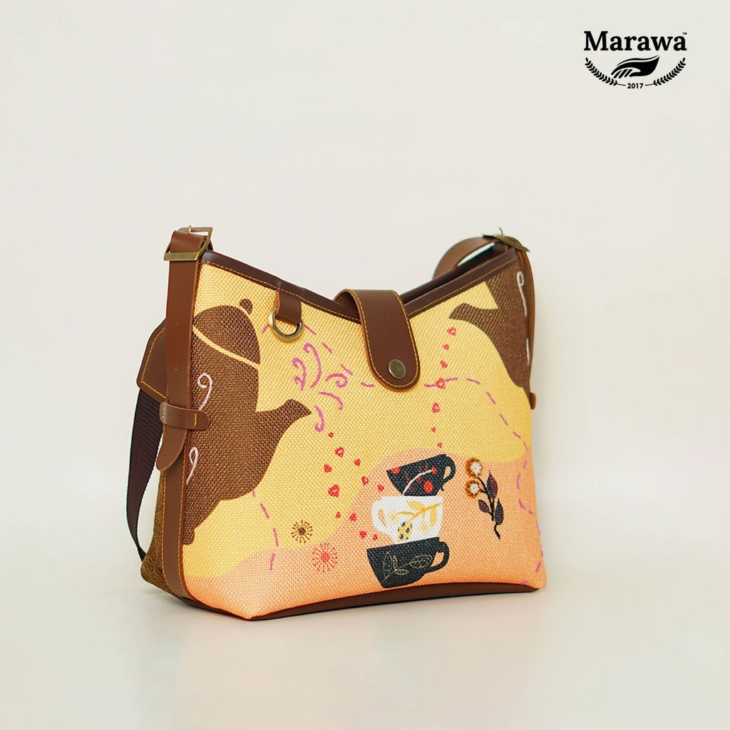 Jual MARAWA Tsuna - Haku Tas Selempang Totebag Sedang Etnik Wanita ...