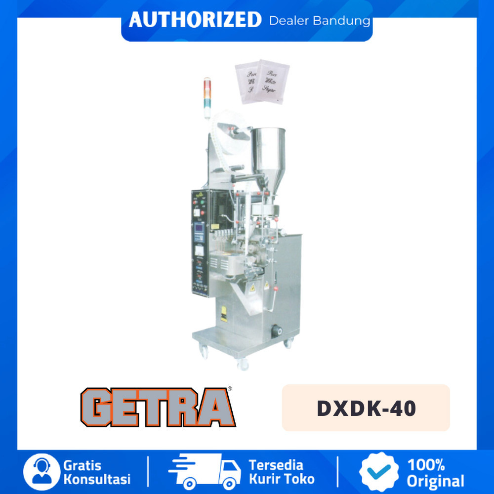 Jual GETRA DXDK 40 DXDK-40 MESIN PENGEMAS SACHET SENSOR OTOMATIS PRODUK BUTIRAN | Shopee Indonesia