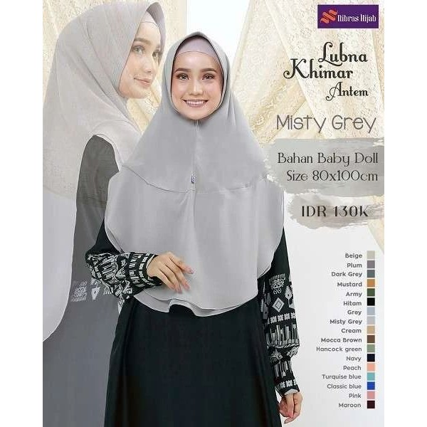 Jual Lubna Antem Hijab Syar'i Menutup Dada by Nibras | Shopee Indonesia