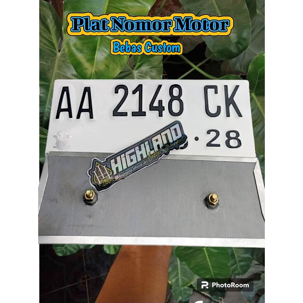 Jual Bikin Plat Custom Nomor Motor Font Terbaru | Shopee Indonesia