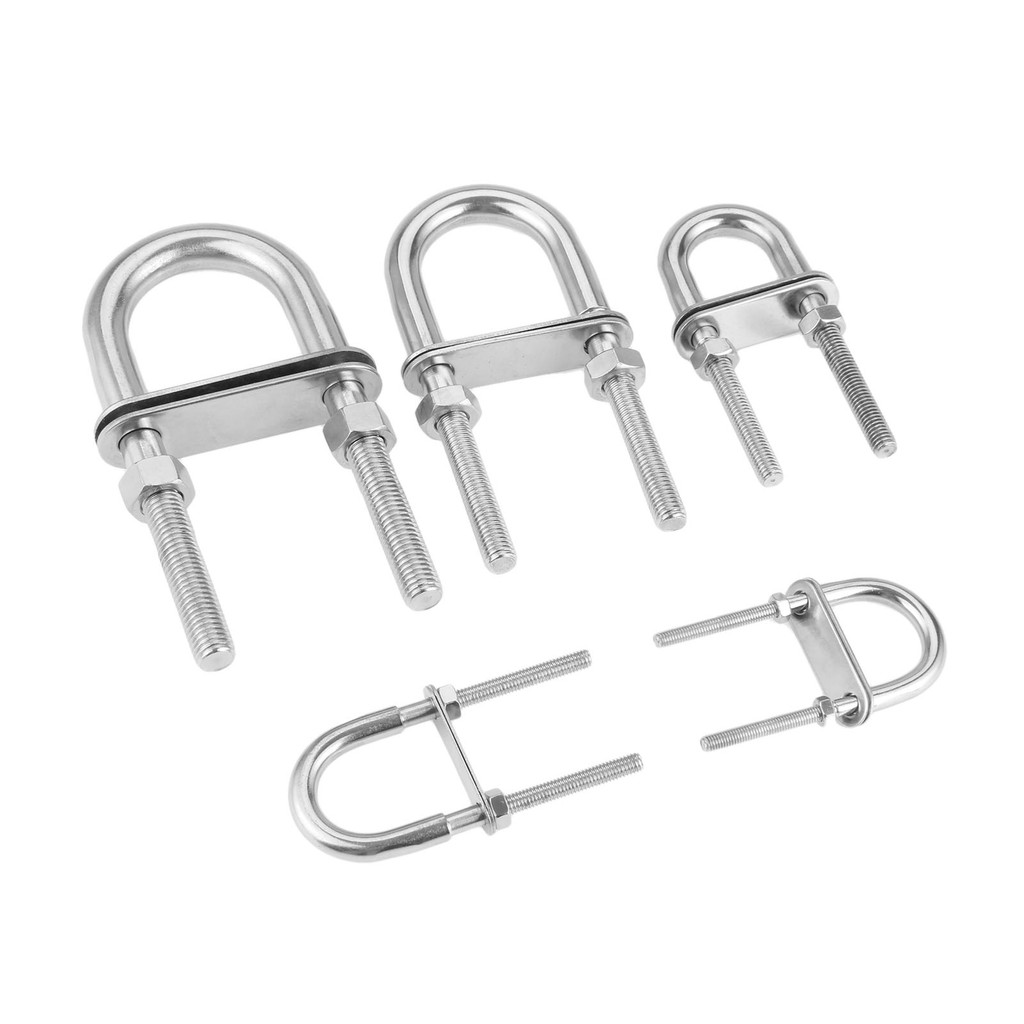 Jual Marine Bow/Stern Eye U-bolt 304 Stainless Steel Boats Rope ...