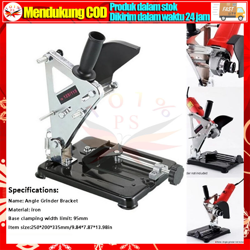 Jual 100-125MM Angle Stand Grinder Stand Stand Dudukan Gerinda Tangan ...
