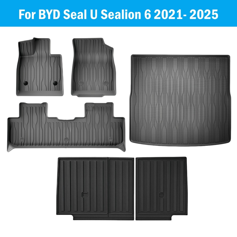 Jual TPE Floor Mats For BYD Seal U Sealion 6 2021 2022 2023 2024 2025 ...