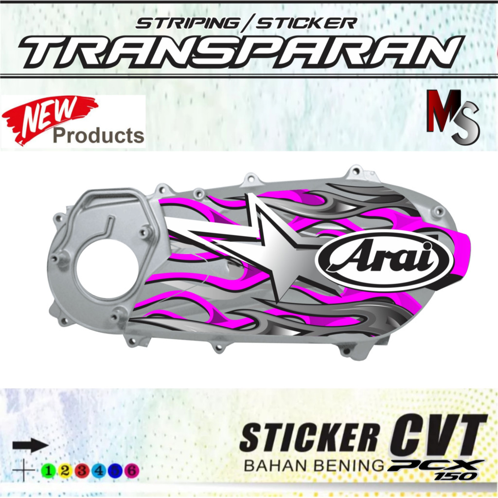 Jual VARIASI STICKER TRANSFARAN UV / PCX 150 VARIASI STICKER BAK ALL ...