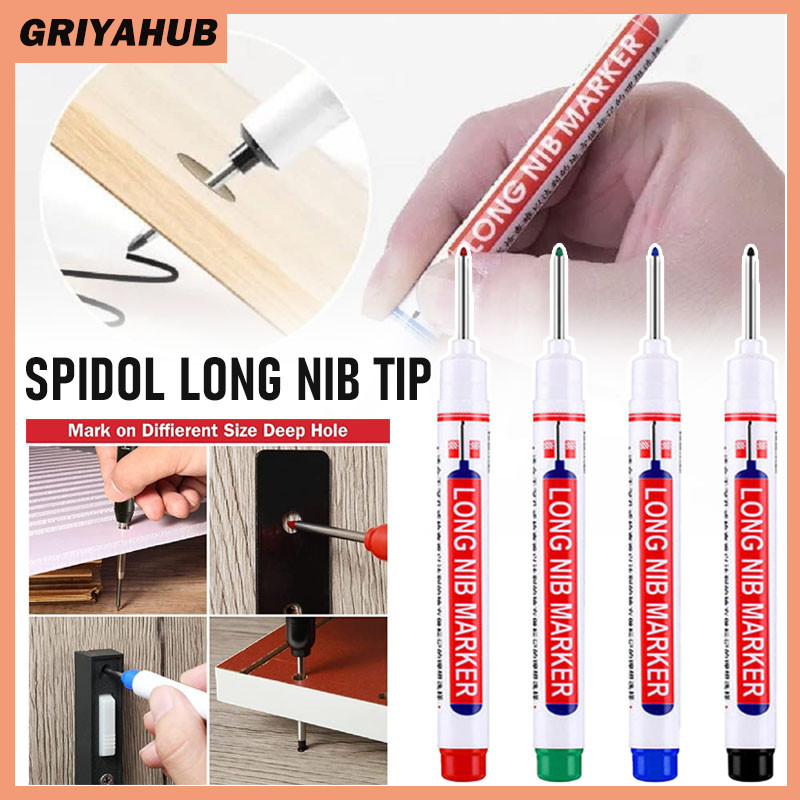 Jual Long Nib Head Marker Waterproof/Long Nib Marking Pen 20 Mm ...